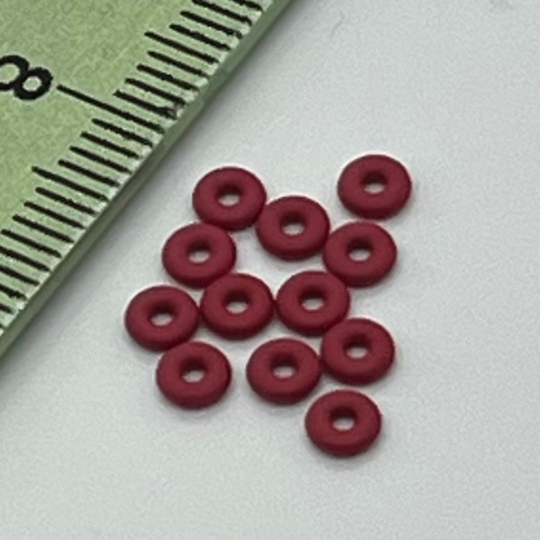 3mm Dark Red Rubber O-rings - Etsy