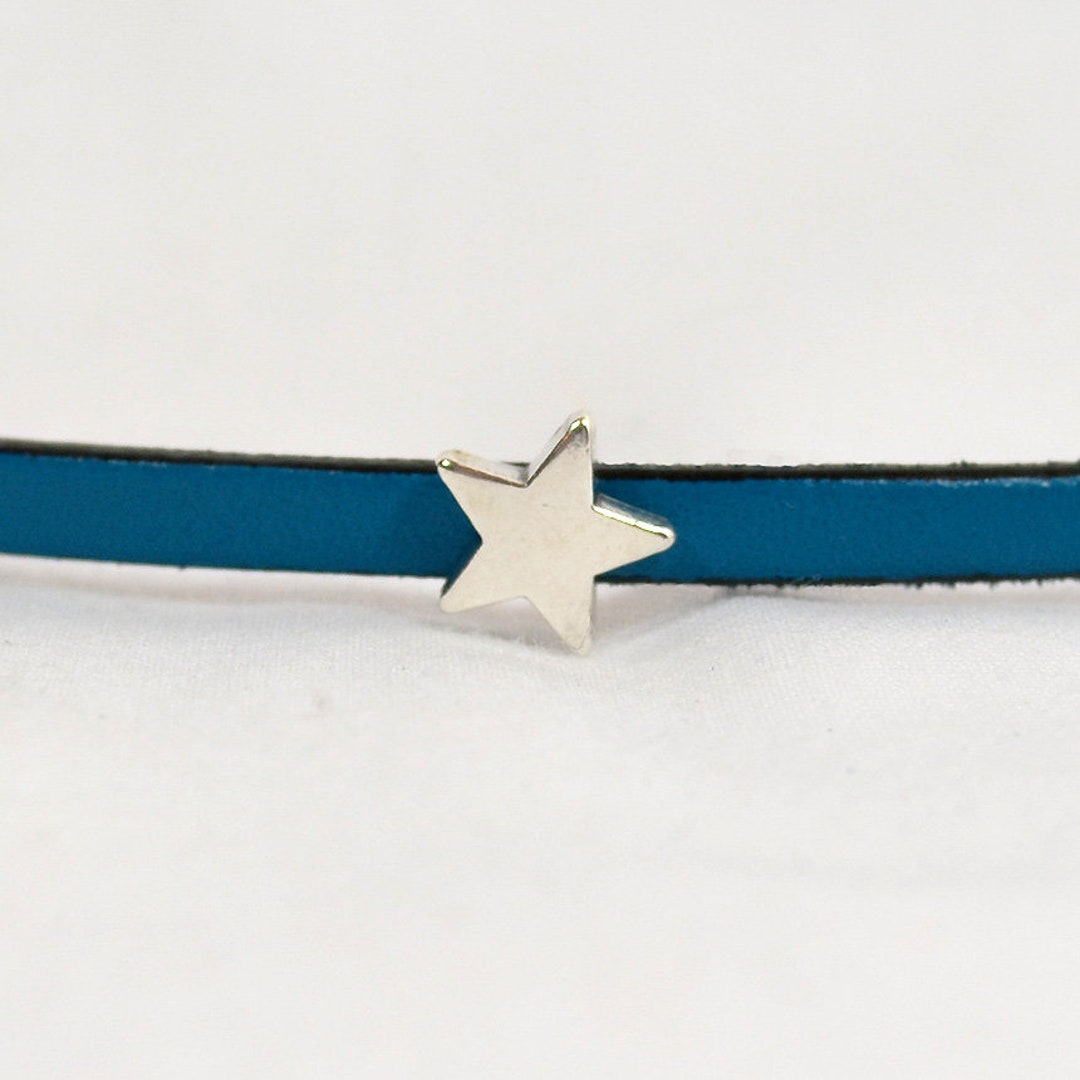 Star Sliders for 5mm Flat Leather - 5L-SL501 - Choose Your Quantity - Etsy