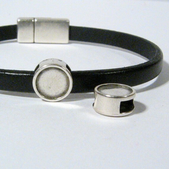 Button Cab Spacers for 5mm Flat Leather Choose Your Quantity - Etsy