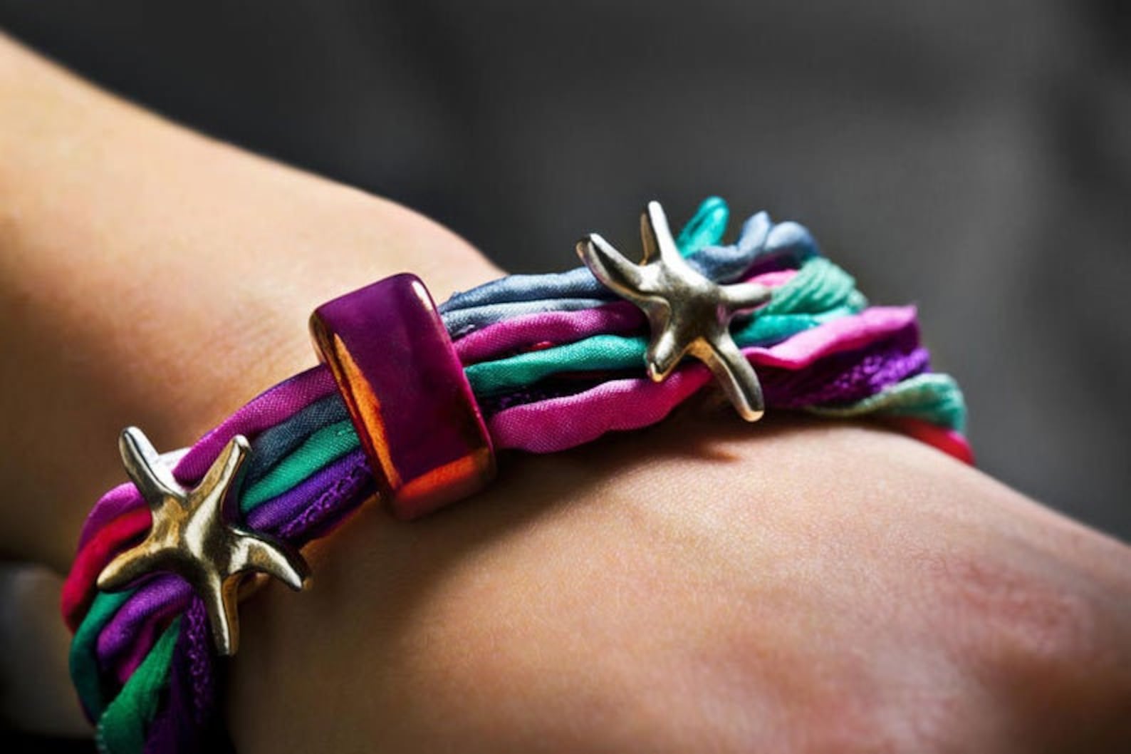 Hand Dyed Silk Ribbons - Fairy Style - Choose Your Colors - Etsy