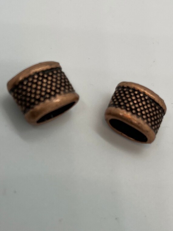 Large Dots Spacers for Low Profile Leather Antique Copper - Etsy