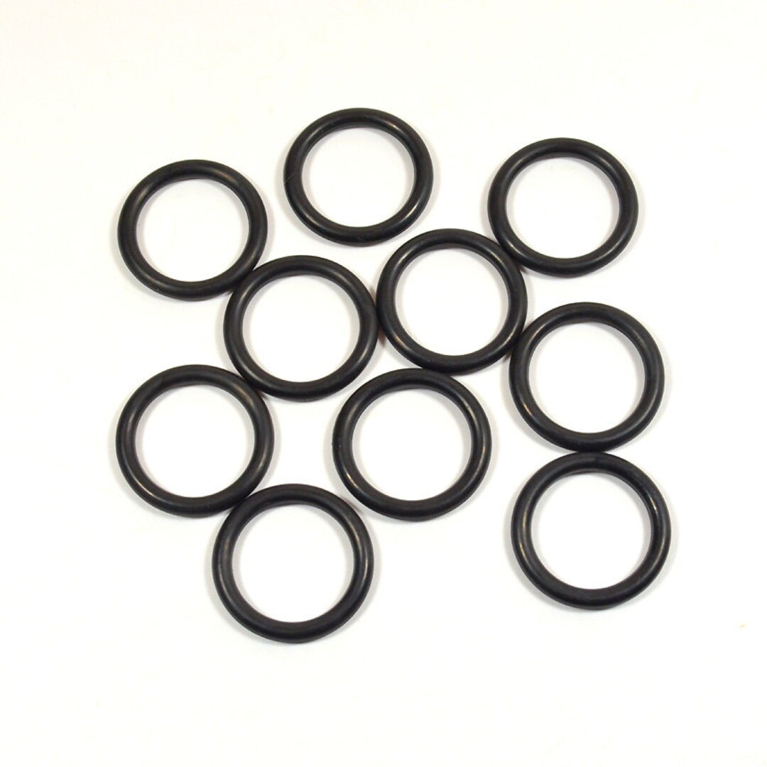 20mm Black Rubber O-rings - 10 per Package - Etsy