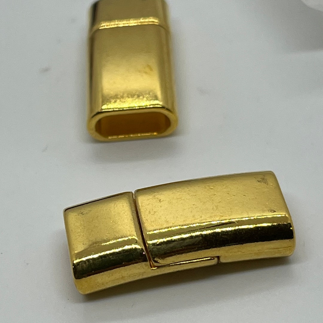Smooth Low Profile Magnetic Clasps - Gold Plated - Choose Your Quantity ...