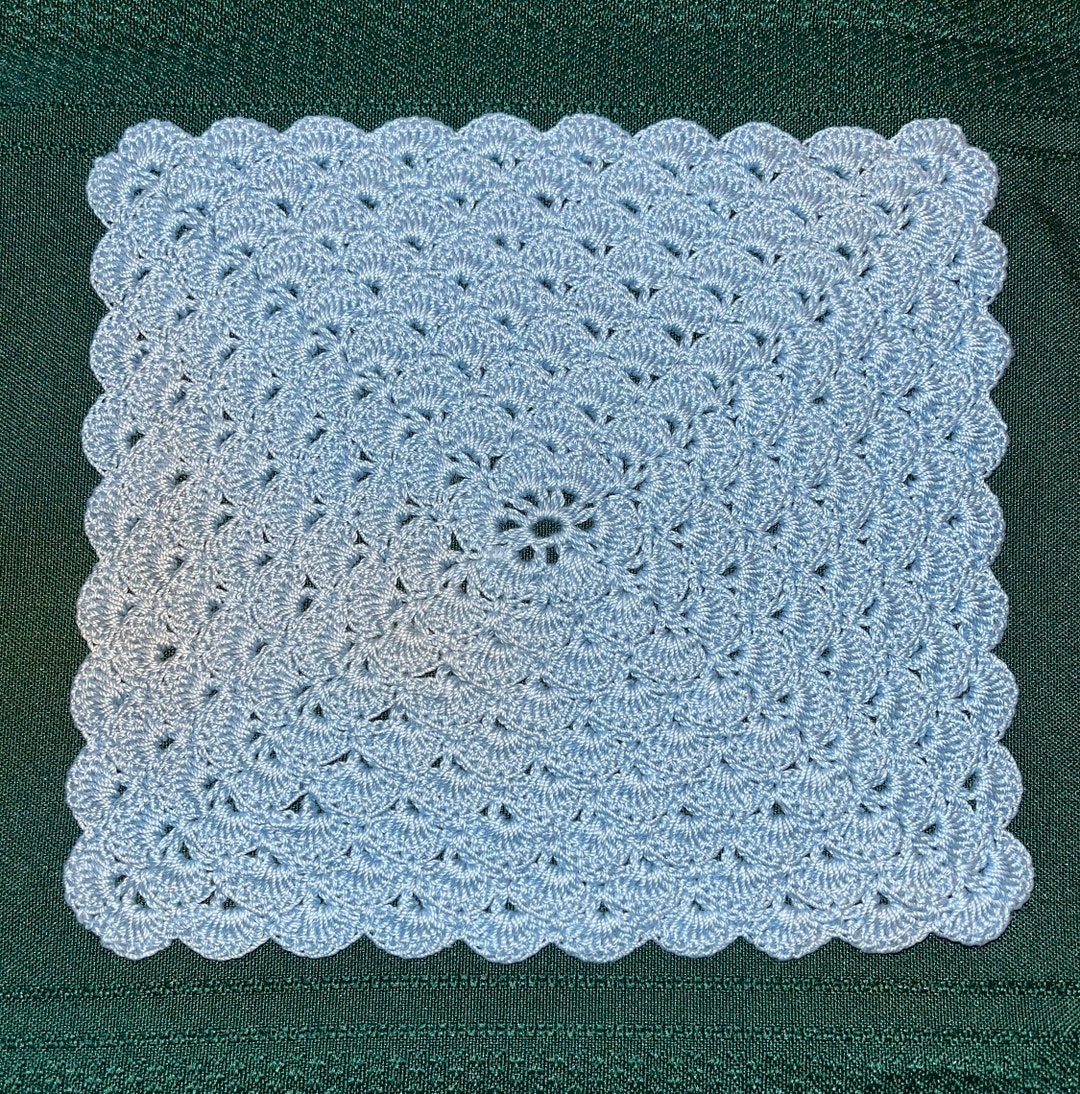 Handmade Crochet Doily, Shell Pattern - Etsy