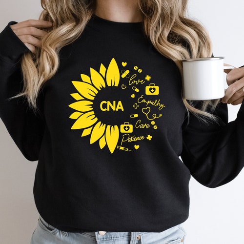 CNA Sweatshirt Certified Nursing Assistant Sweater Gift for - Etsy