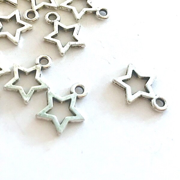 Tiny Star Charm - Etsy