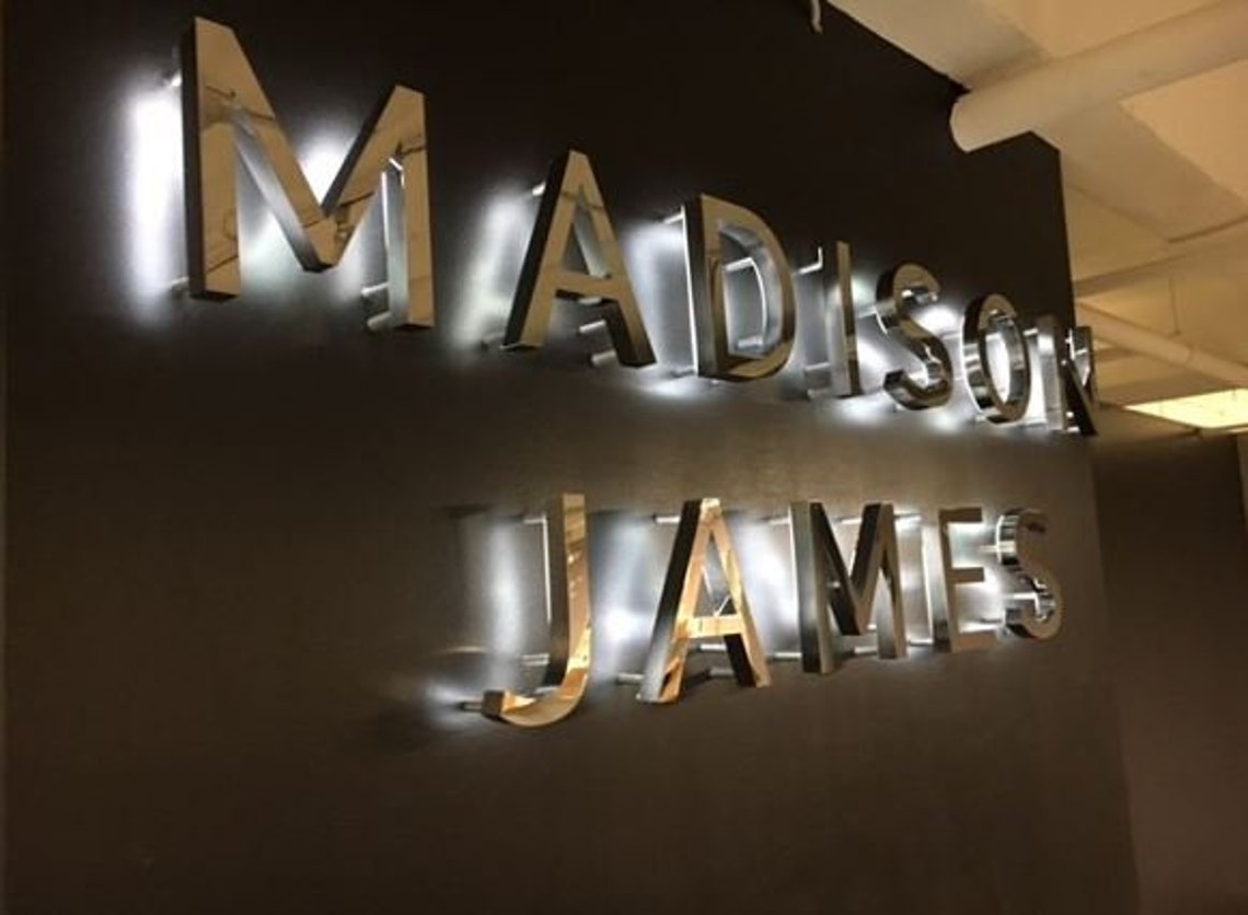 3D Custom Led Logo SignLed 3D Sign3D Office Led SignSign | Etsy