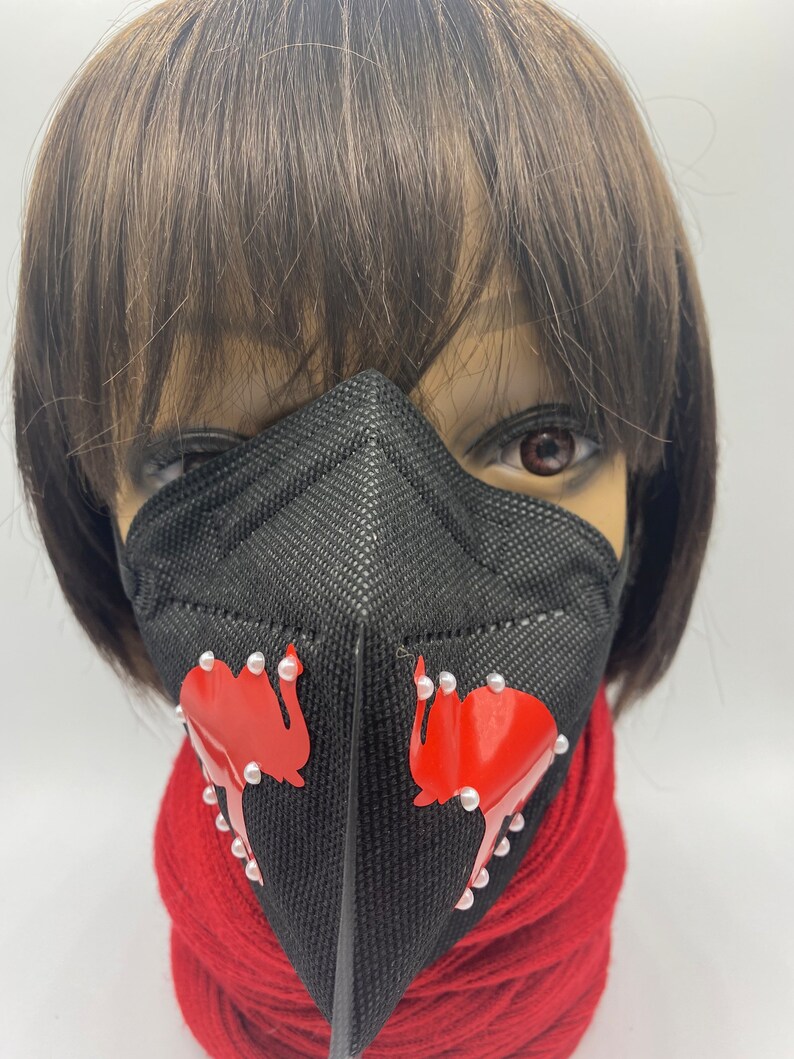 Black Mask DST Mask Delta Sigma Theta Elephant 9 Pearls - Etsy