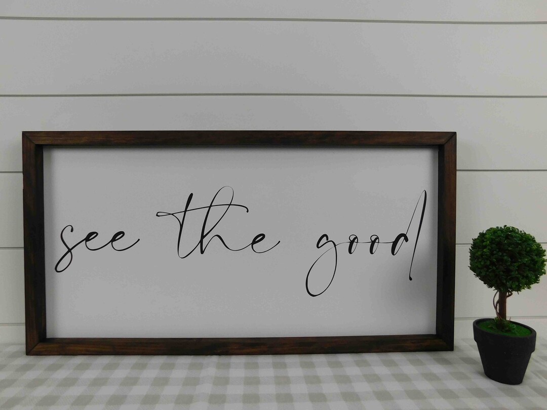 See the Good Wood Sign Modern Farmhouse Wall Decor Housewarming Gift ...