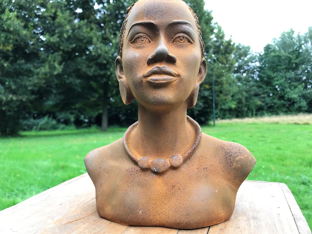Superb Bust of African Woman - African Style - Etsy