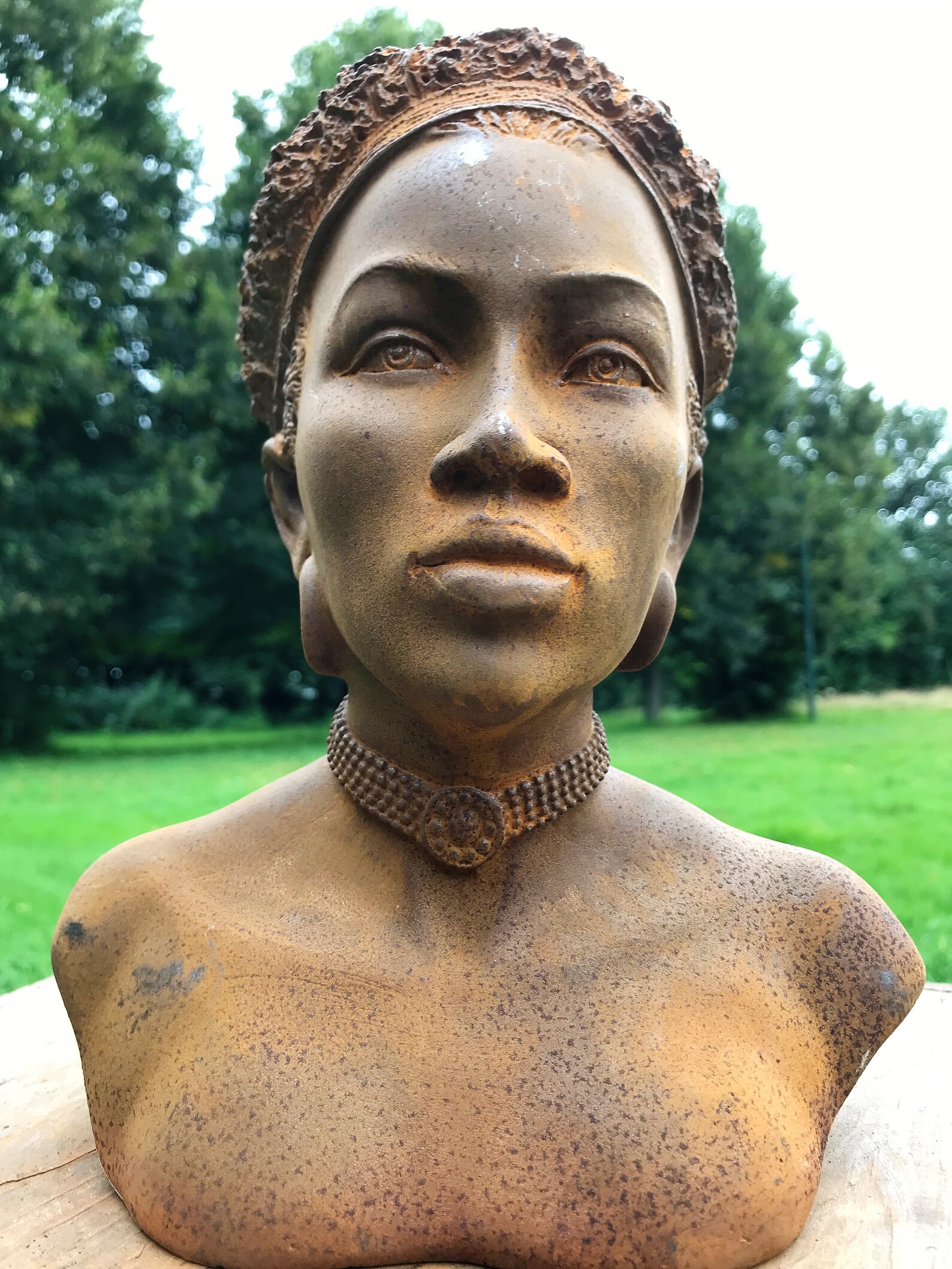 Beautiful Bust of African Woman African Style | Etsy