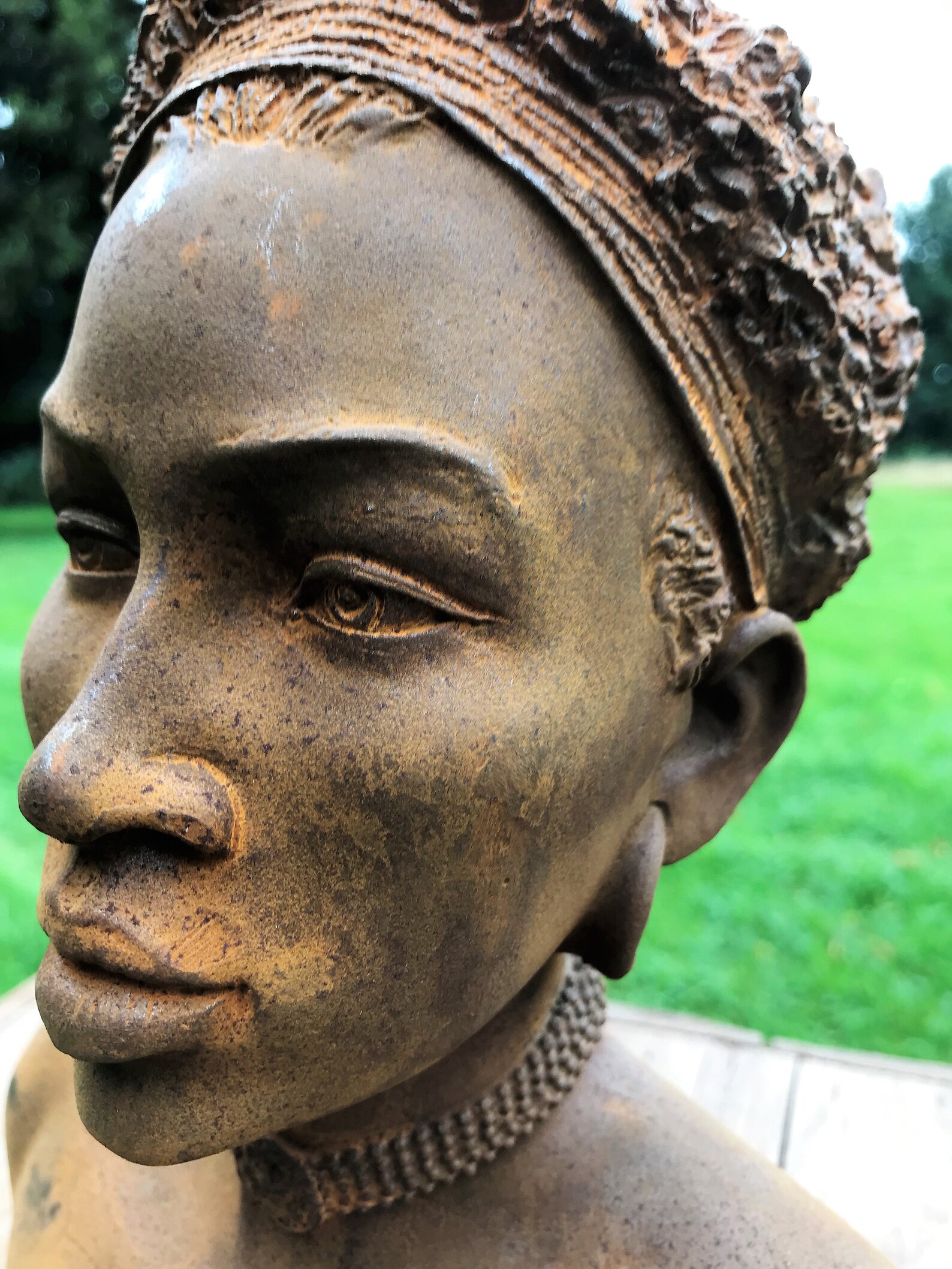 Beautiful Bust of African Woman African Style - Etsy