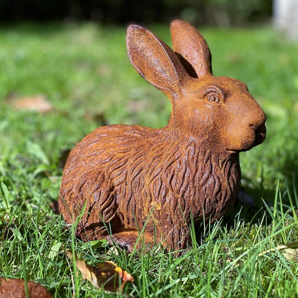Cast Iron Rabbit Vintage - Etsy