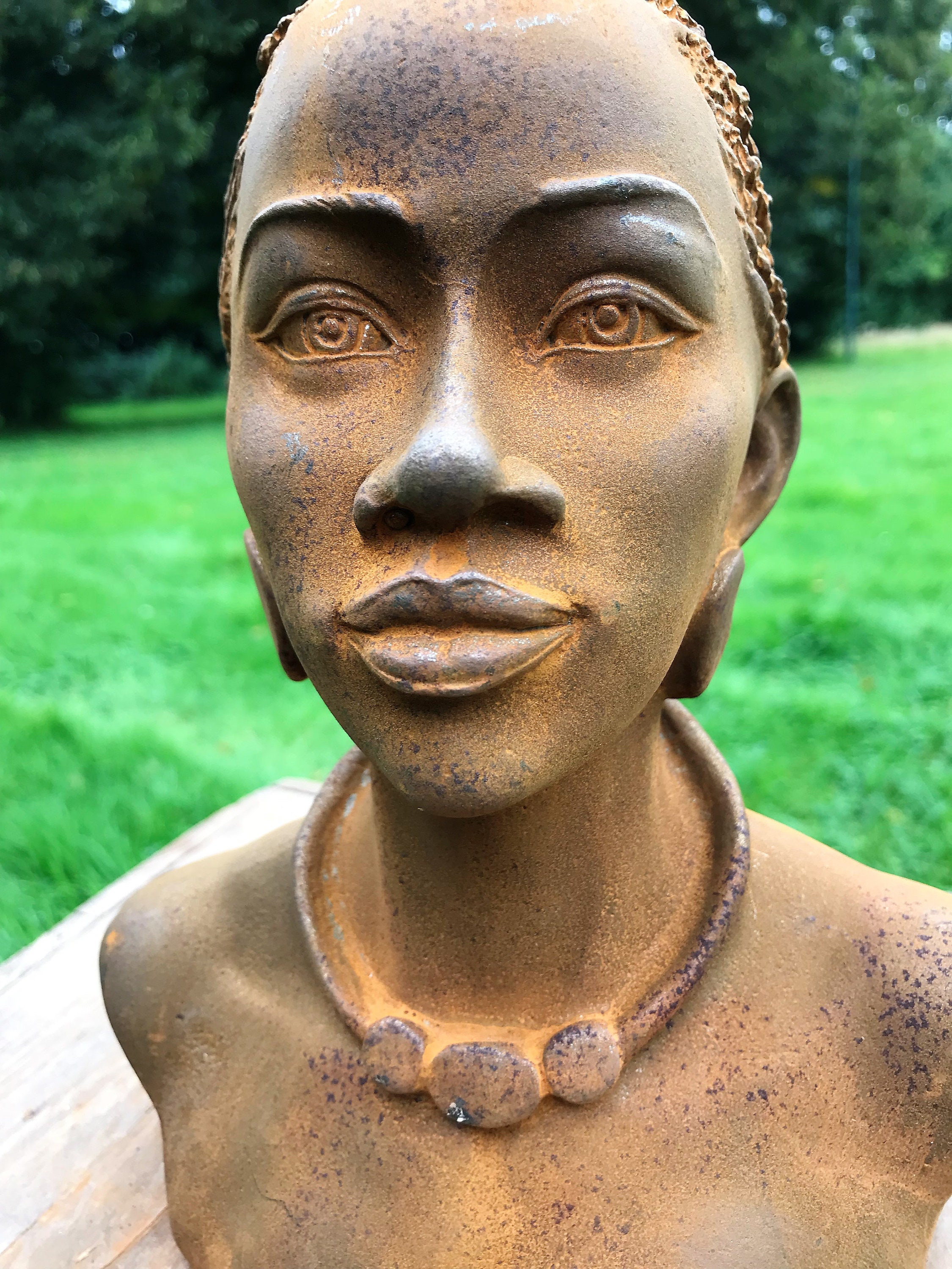 Superb Bust of African Woman African Style - Etsy