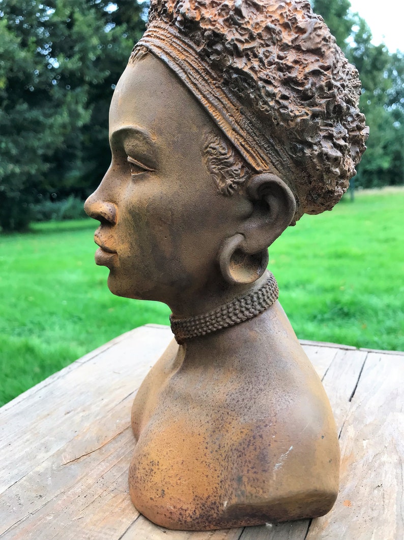 Beautiful Bust of African Woman - African Style - Etsy