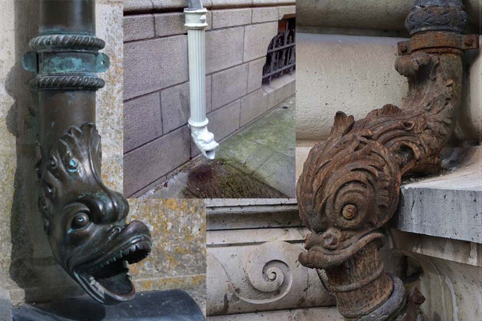 Rain Pipe Spout - Gargoyle - Etsy