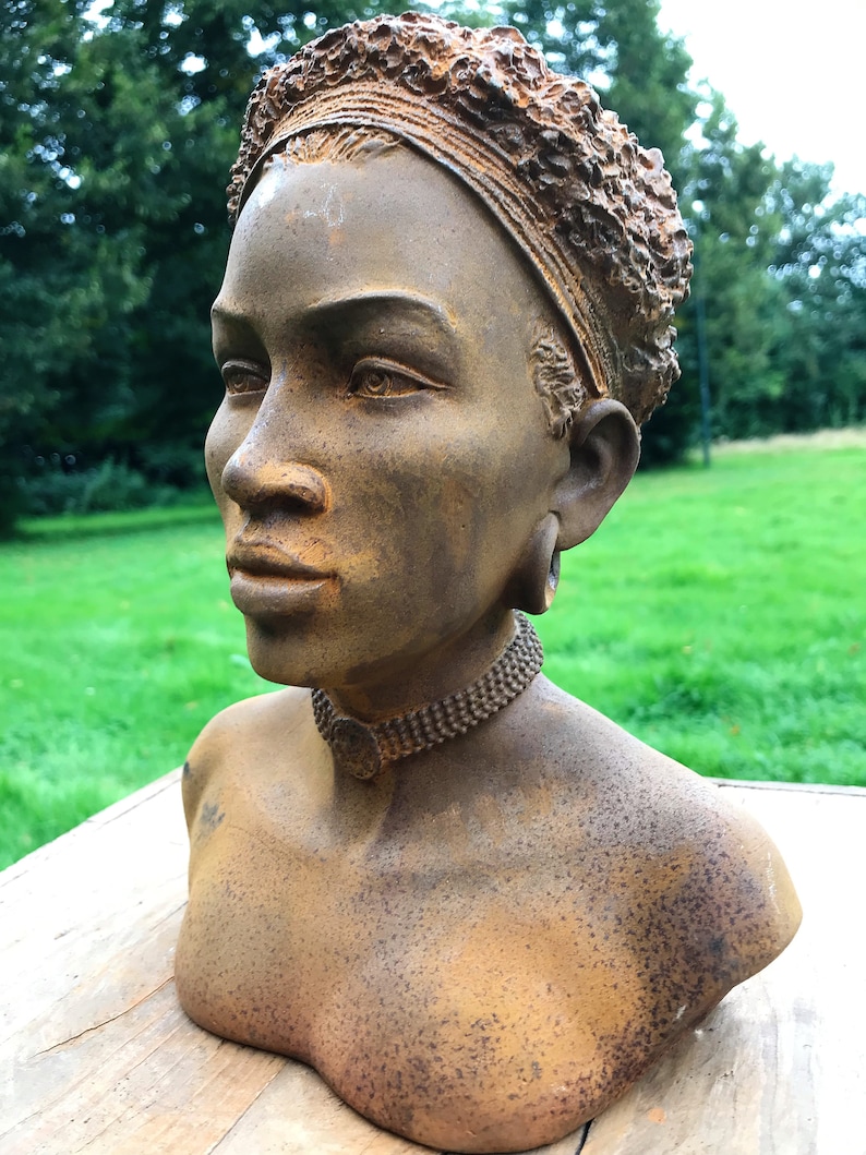 Beautiful Bust of African Woman - African Style - Etsy