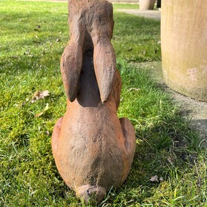 Moon Gazing Hare - Cast Iron Hare - Garden Sculpture - Etsy