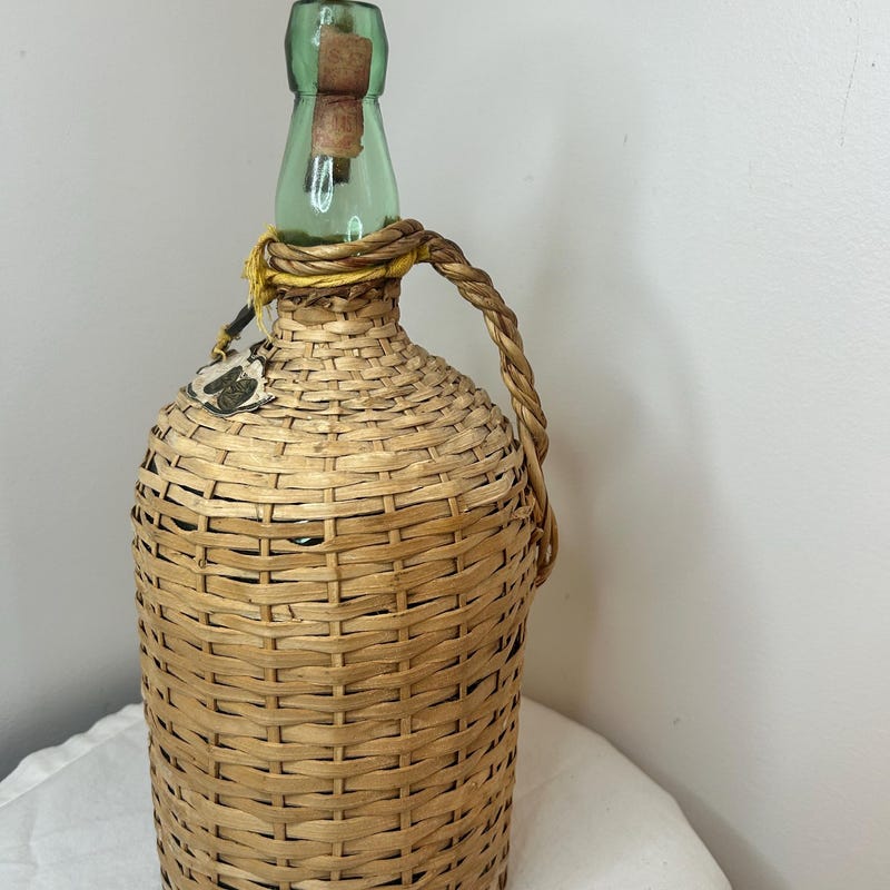Wicker Jug - Etsy