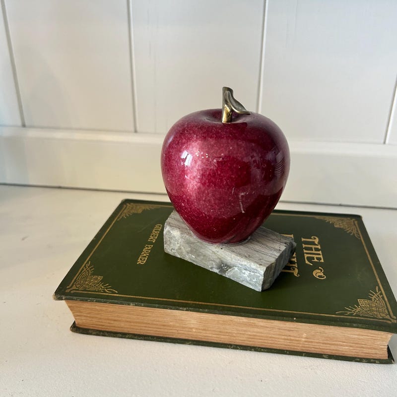 Marble Paperweight - Etsy