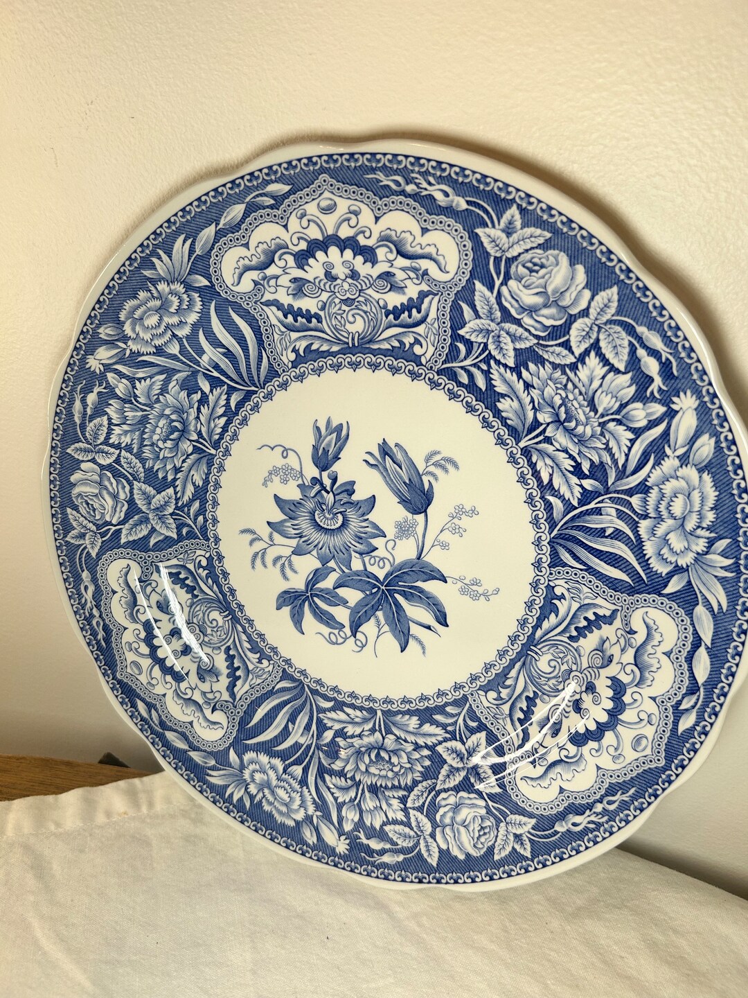 The Spode Blue Room Collection floral English Ironstone Dinner Plate ...