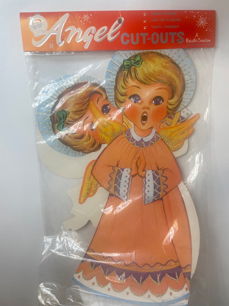 Vintage Angel Cut-outs Wall Decor A Beistle Creation Beistle - Etsy
