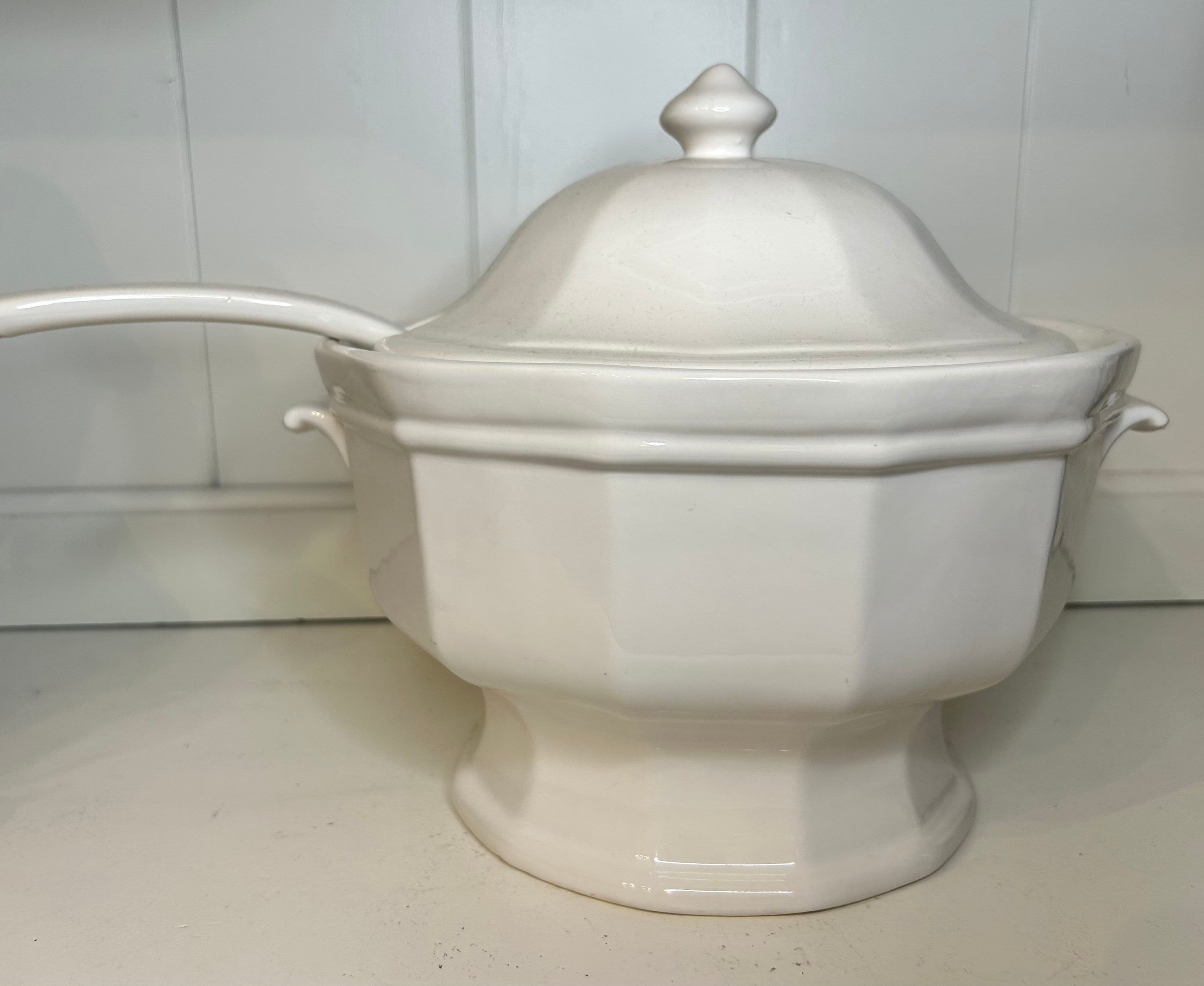 Vintage Pfaltzgraff Heritage White Soup Tureen With Lid and - Etsy