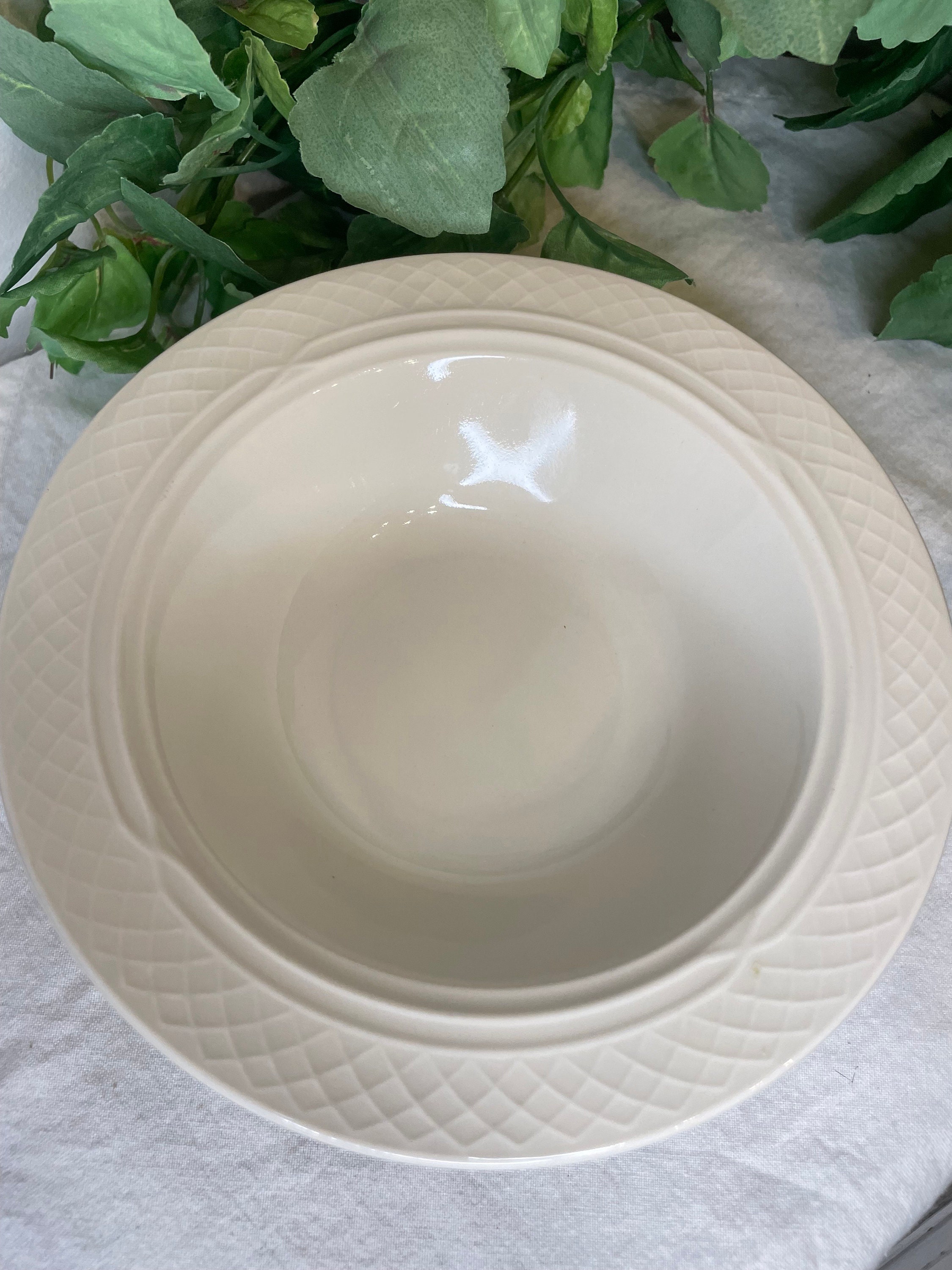 Set of 3 Vintage Homer Laughlin Gothic Flat Rim Fruit Dessert Ice Cream ...