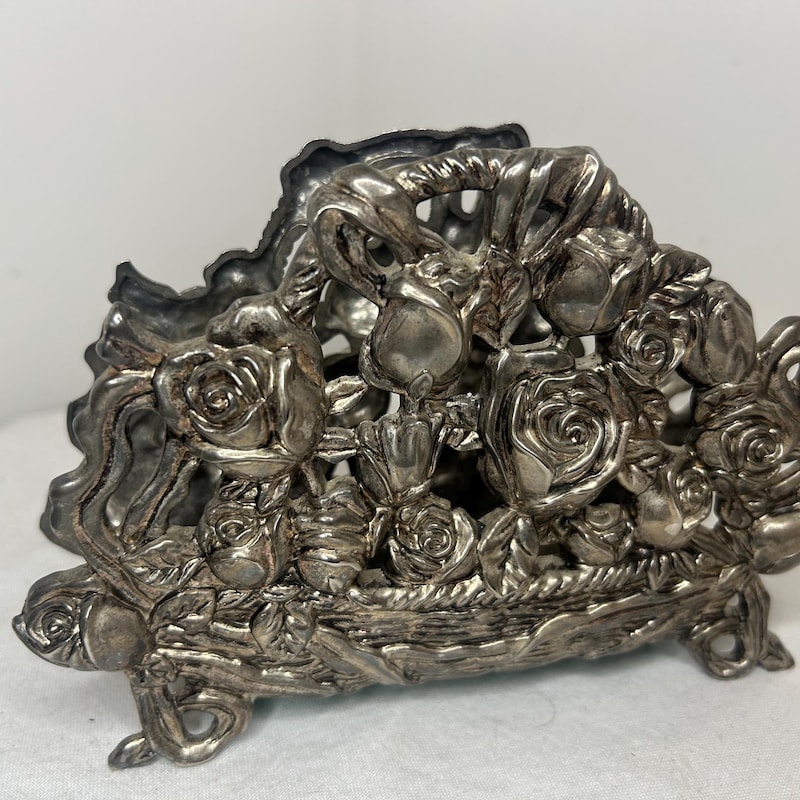 Antique Rose Napkin Rings - Etsy