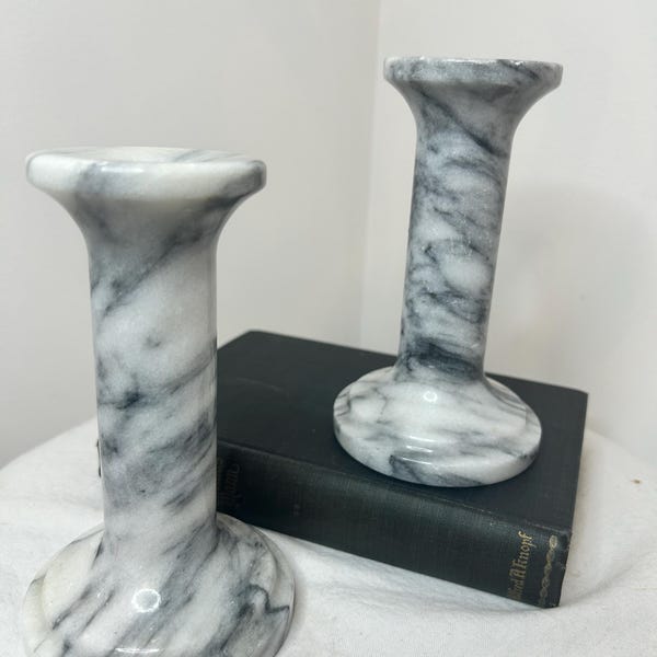Marble Candle Holder - Etsy