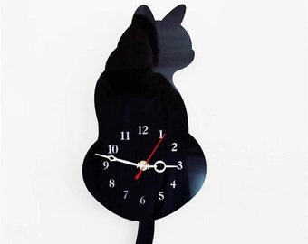 Swinging Tail Clock - Etsy