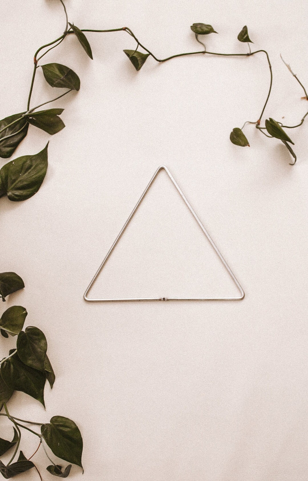 Silver Steel Triangle Frame / Macrame Supplies / Macrame Ring ...