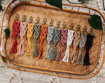 Keychain Macrame | Etsy