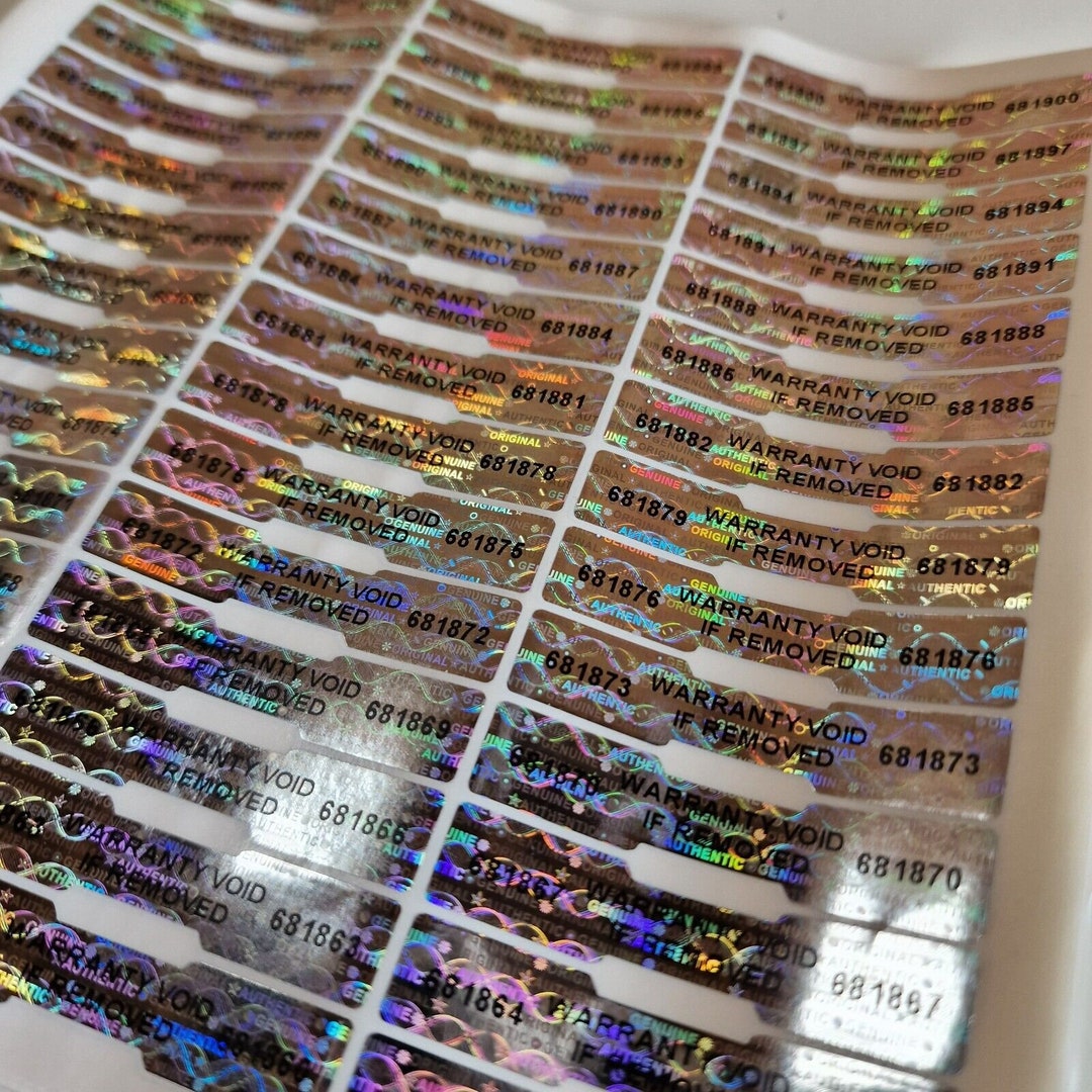 Security Seal Stickers Label Warranty Void Tamper Proof Evident ...