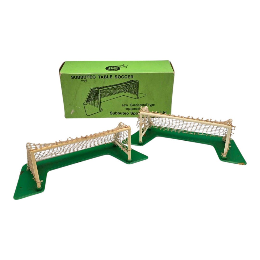 Subbuteo C122 Continental New Type Goals – Boxed Table Soccer Accessory ...