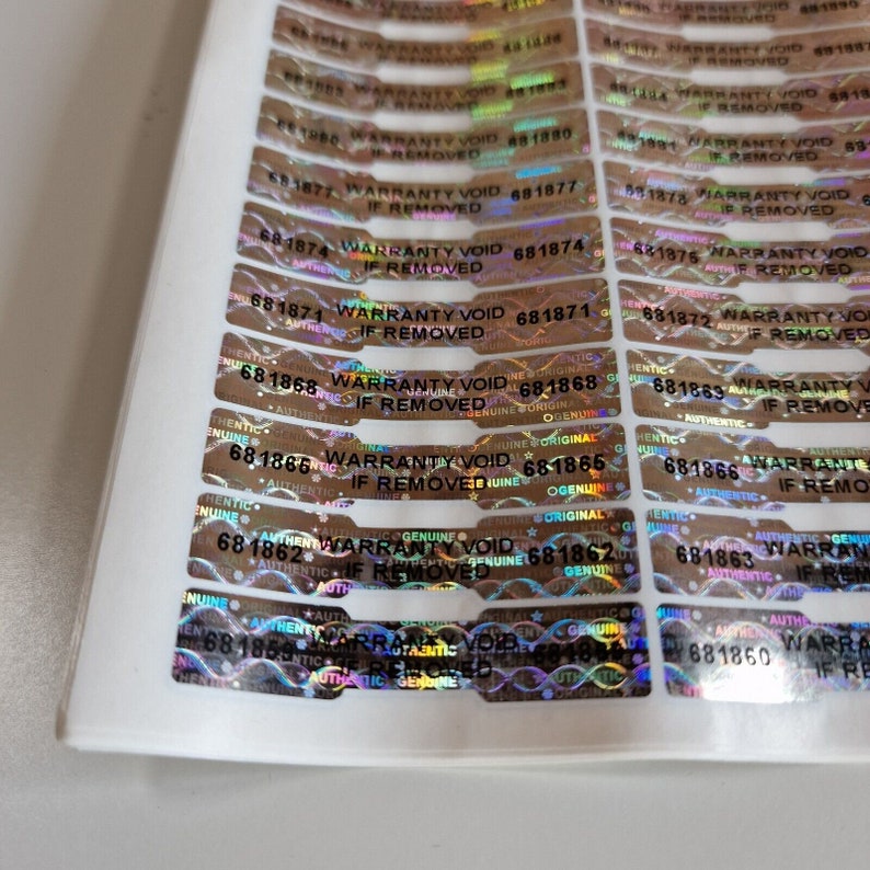 Security Seal Stickers Label Warranty Void Tamper Proof Evident ...