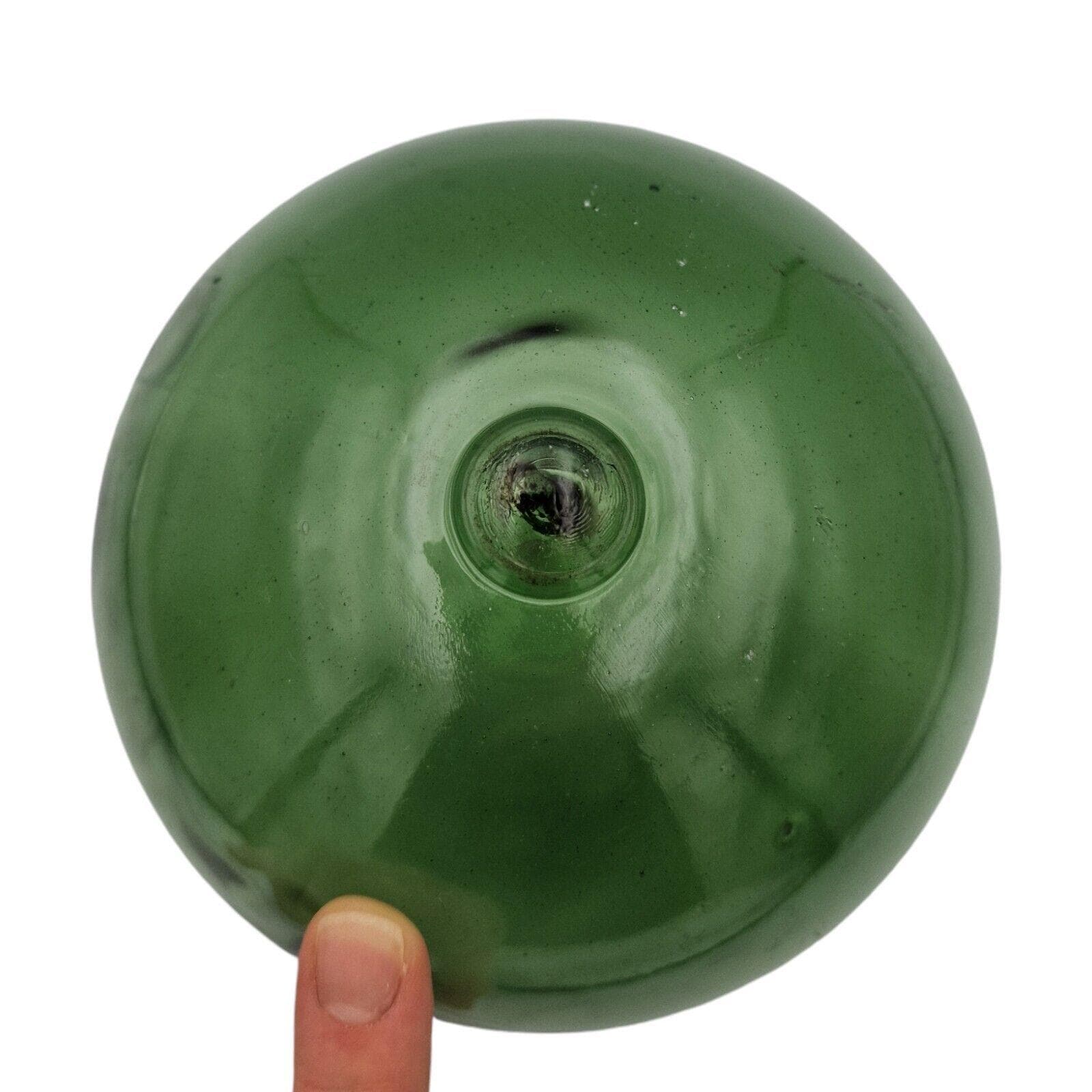 Vintage Green Glass Fishing Float Made in England 5approx VGC - Etsy