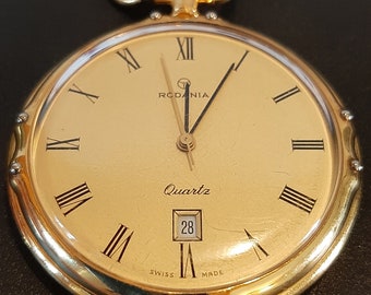 Gold Pocket Watch - Etsy