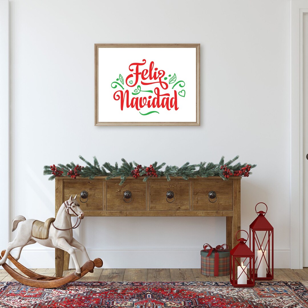 Mexican Sayings Feliz Navidad Mexican Christmas Printables Christmas ...