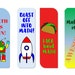 Math Printable Bookmarks for Kids Boys Teachers | Set of 4 | Book Lover ...