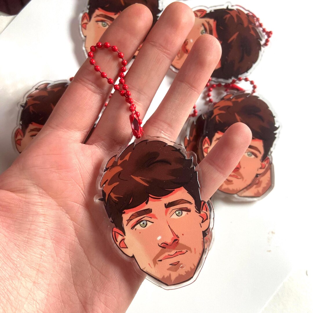 Charles Leclerc Keychain F1 Fanart Merch - Etsy
