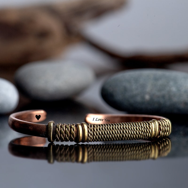 Mens Copper Bracelet - Etsy