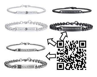 Qr Code Bracelet - Etsy