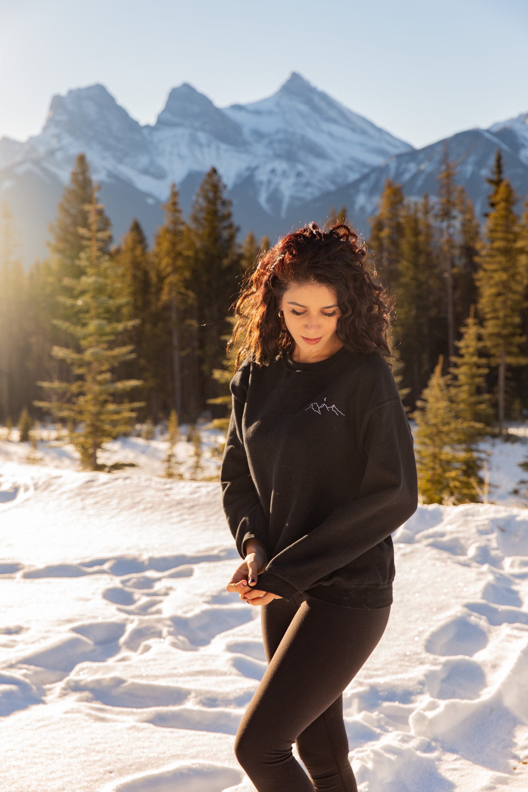 3 Sisters Sweatshirt | Three Sisters Embroidered Sweater | Canmore ...