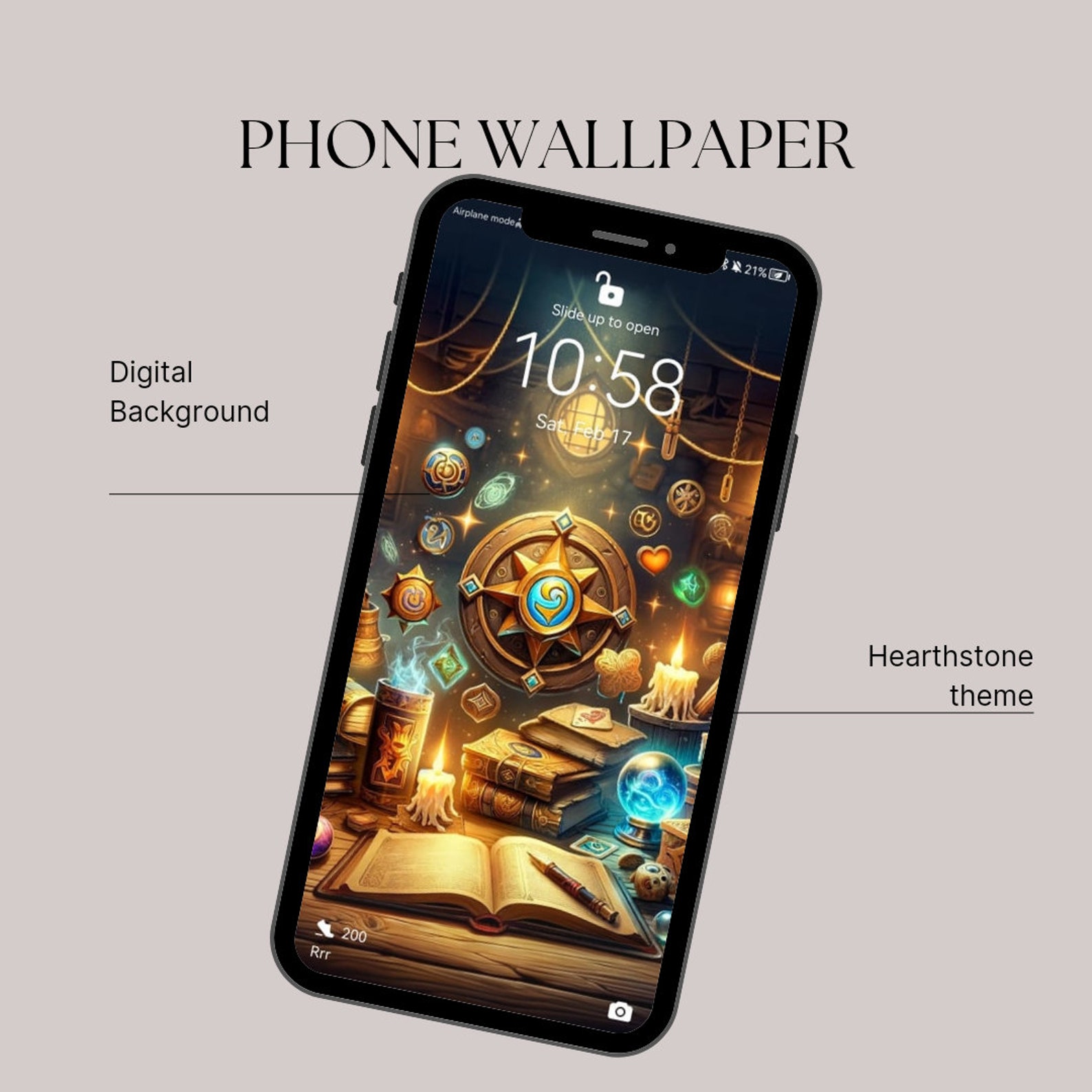 Hearthstone Game Art Wallpapers for Phones - Fantasy Card Battle ...