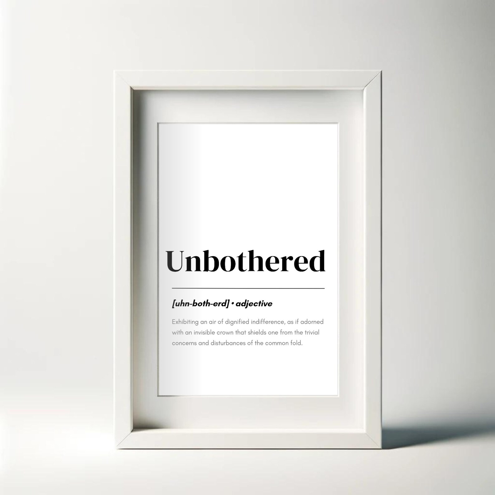 Unbothered Queen Poster, Digital Download, Digital Product, Print Wall ...