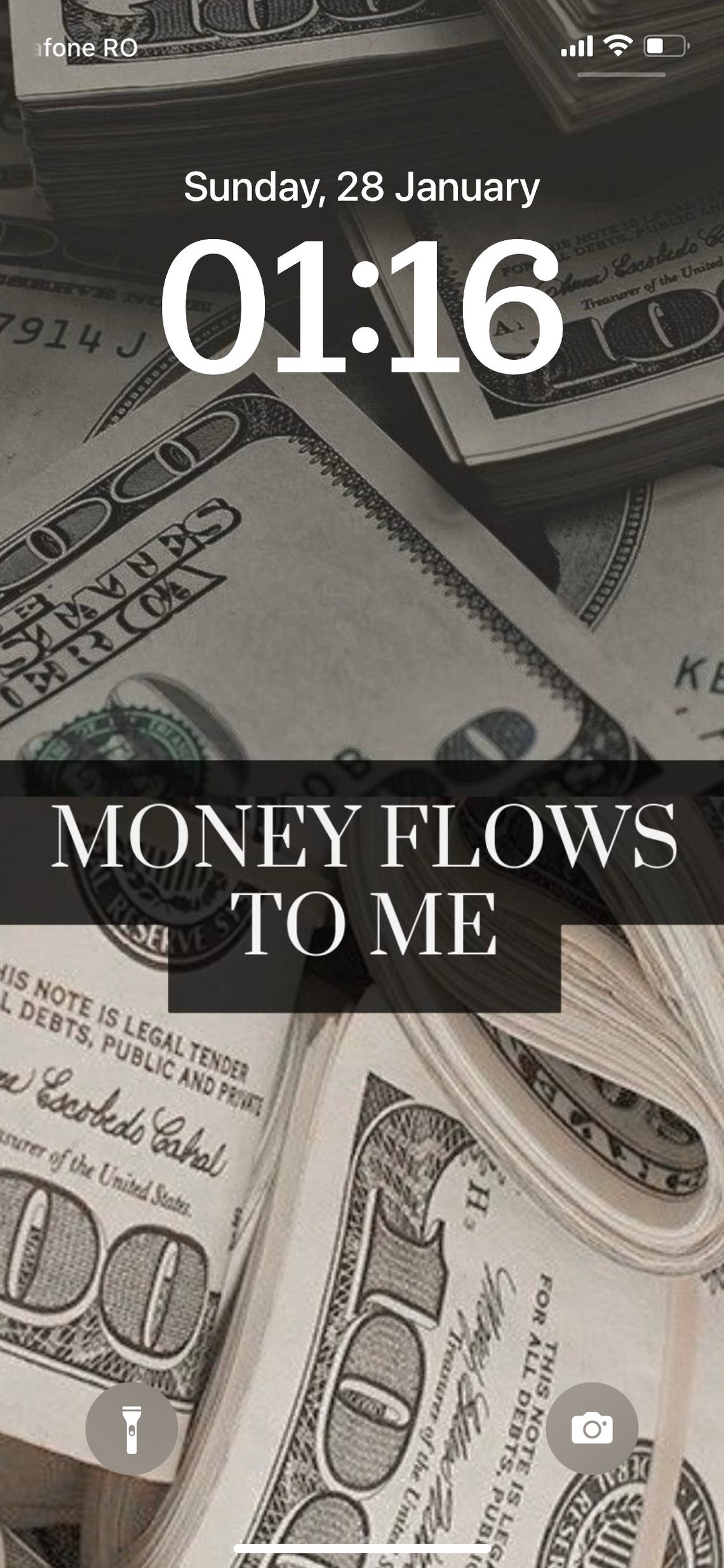 Manifestation Vision Board Money Phone Wallpaper, Luxury Aesthetics for ...