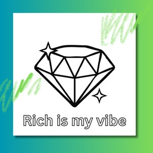 Money Affirmations Coloring 16 Pages Download, Rich Art, Luxury Art ...