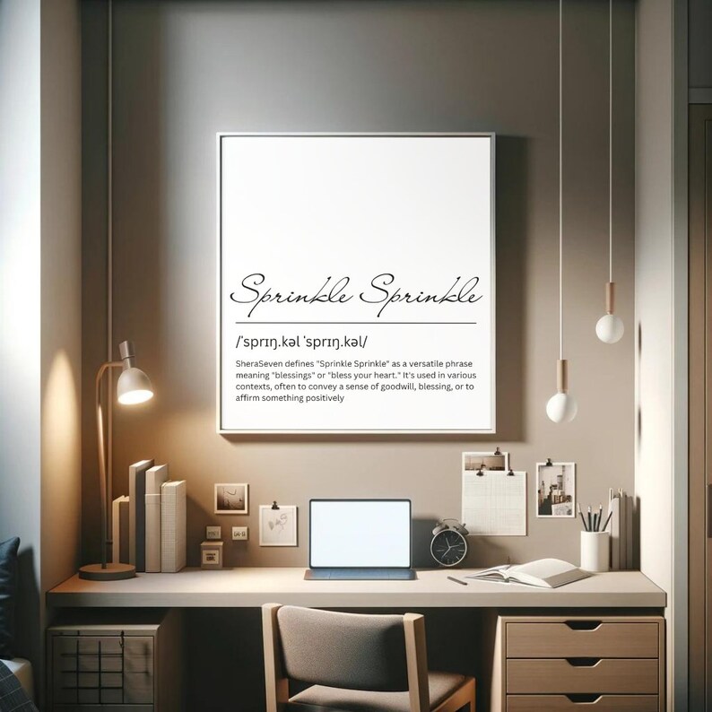 Sprinkle Sprinkle Poster, Digital Download, Digital Product, Print Wall ...