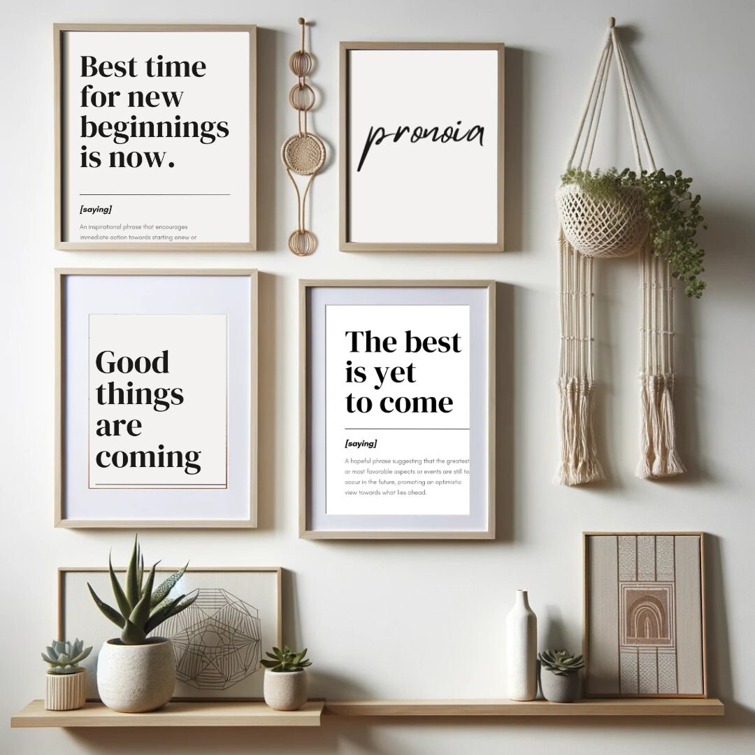 Positive Affirmations Posters Set of 3, Digital Download, Print Wall ...